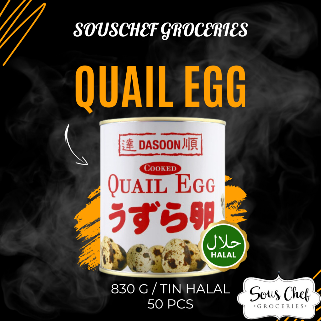 DASOON QUAIL EGG 50PCS/TIN HALAL | Shopee Singapore