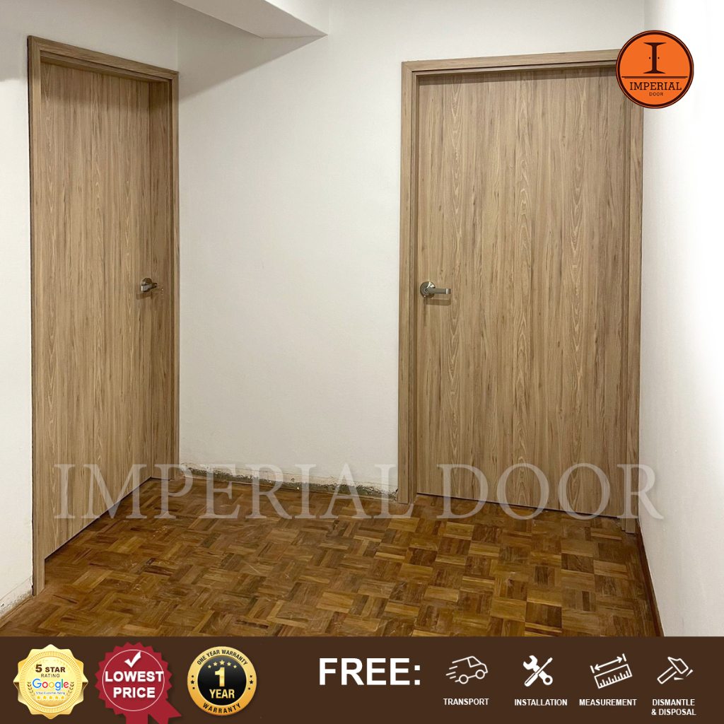 Solid Premium Laminate D12 Bedroom Door For HDB Door, BTO Resale Flats ...
