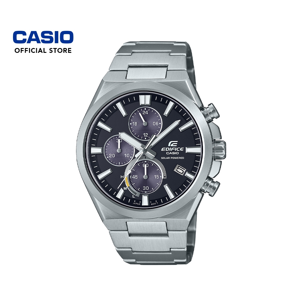 CASIO EDIFICE SLIM Solar Powered Chronograph EQS-950D Men's Analog ...