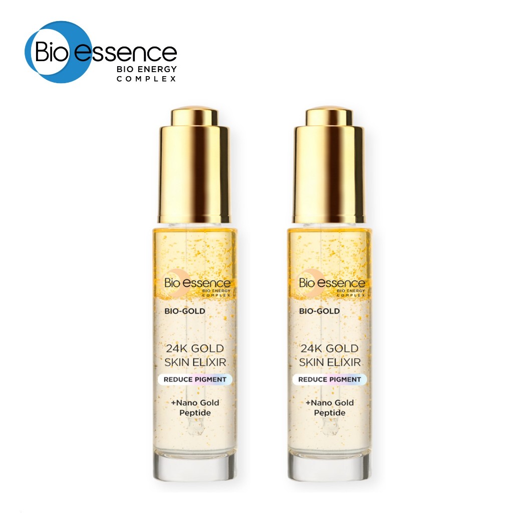 BIO ESSENCE Bio-Gold 24K Gold Skin Elixir 30g x2 | Shopee Singapore