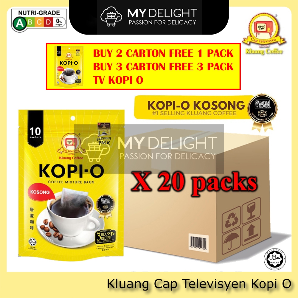 Kluang Cap Televisyen TV Television Coffee Kosong Coffee Bag O Instant ...