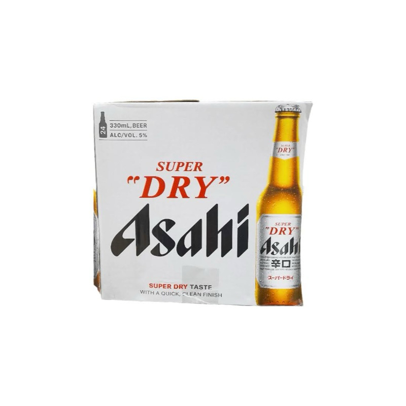 Asahi Super Dry Beer 330ml x 24 bottles (BBD: JULY 2025) | Shopee Singapore