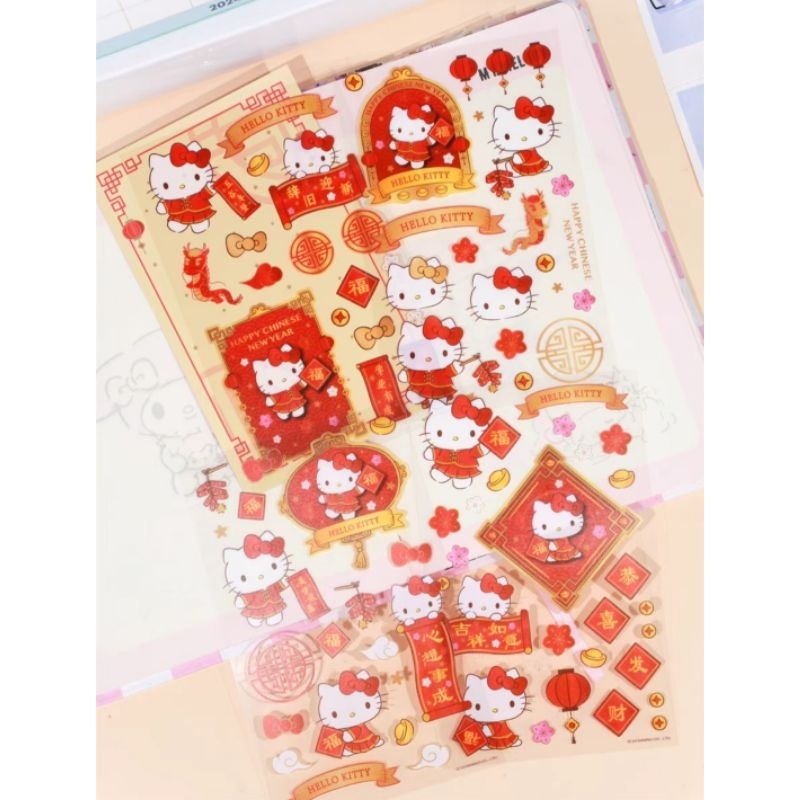 SG Instock 2024 Ang Pao Red packet sticker sanrio kuromi my melody ...