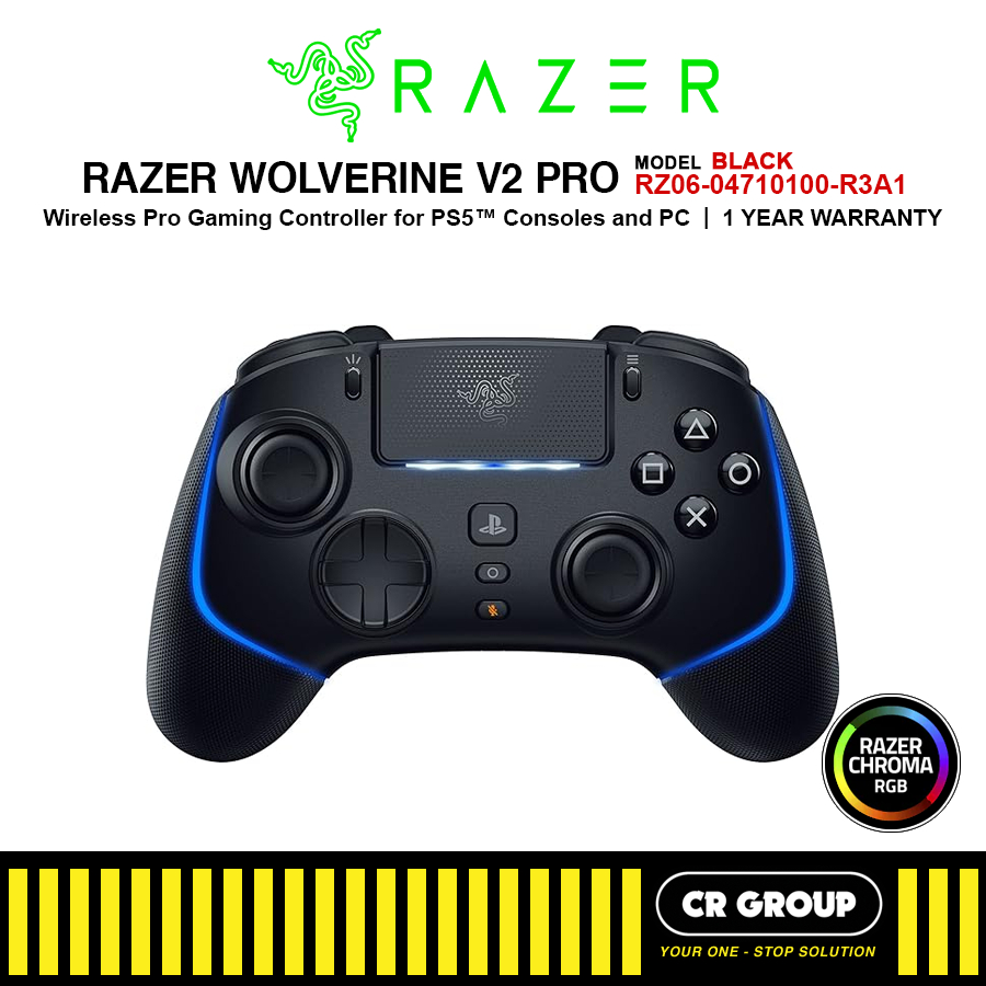 Razer Wolverine V2 Pro Wireless PlayStation 5 & PC Gaming Controller ...