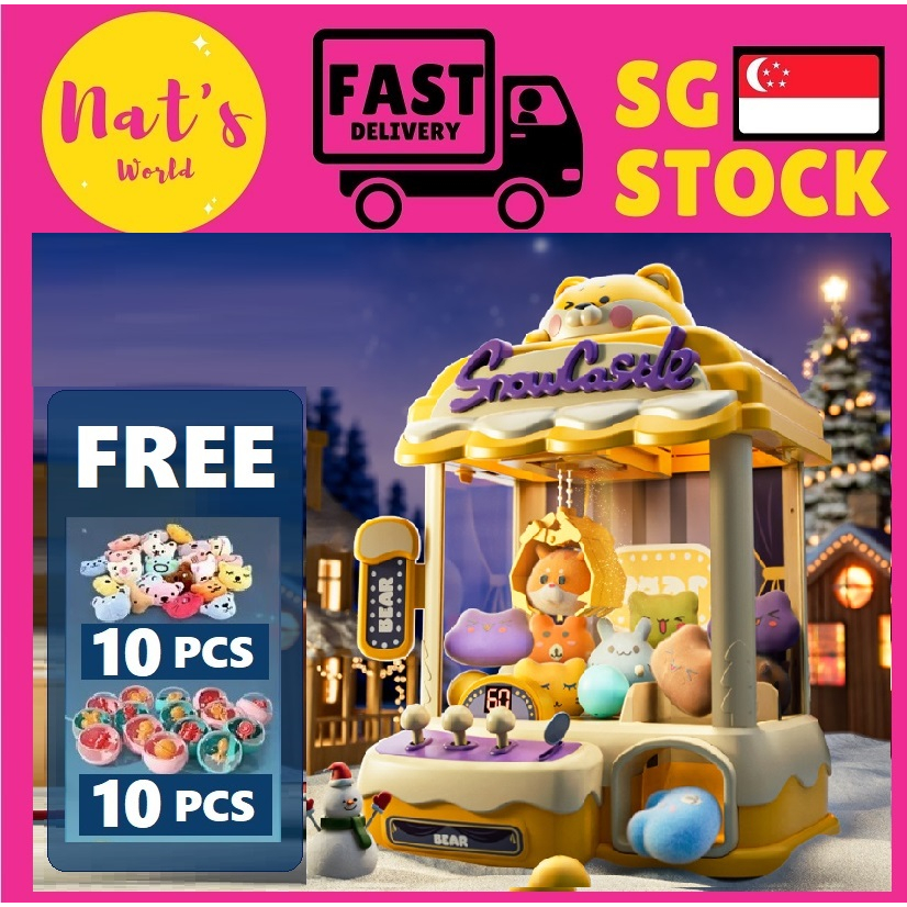 Claw machine, mini catcher soft toys game (claw machine) | Shopee Singapore