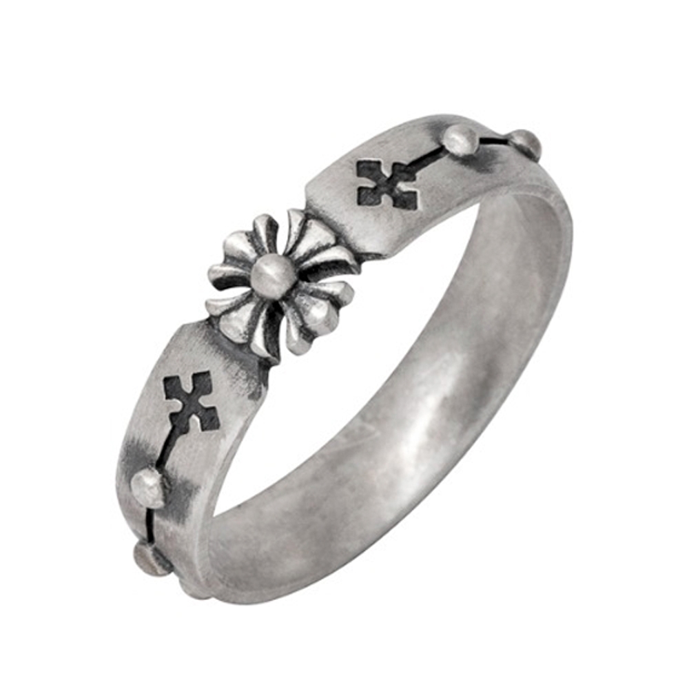 Rosary Ring [PR03][Veronica] Real Solid 925 Sterling Silver Catholic ...