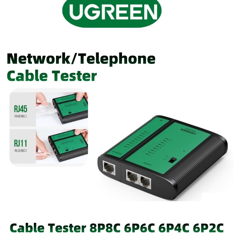 UGREEN 10950 Network Cable Tester RJ45 RJ11 LAN Cable CAT6 CAT7 CAT8 ...