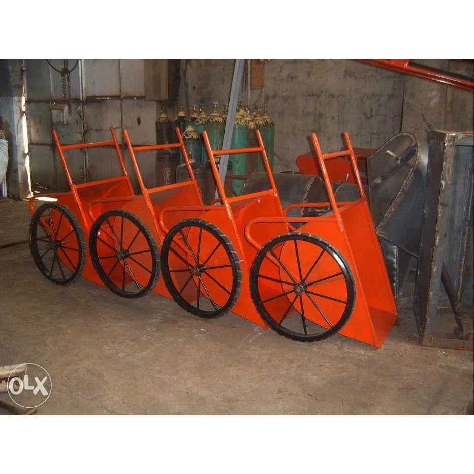 [SG Instock] Heavy Duty Concrete Cart Wheel Barrow Buggy 2 Wheeler Pull ...