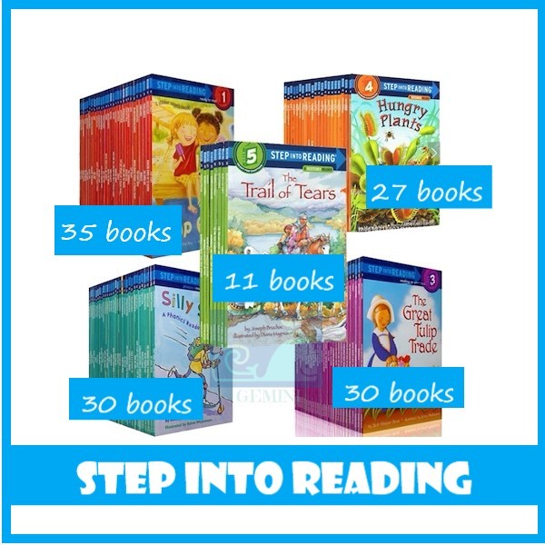👉[SG READY STOCK] [STEP 1, 2, 3, 4, 5] STEP INTO READING SERIES | Shopee Singapore