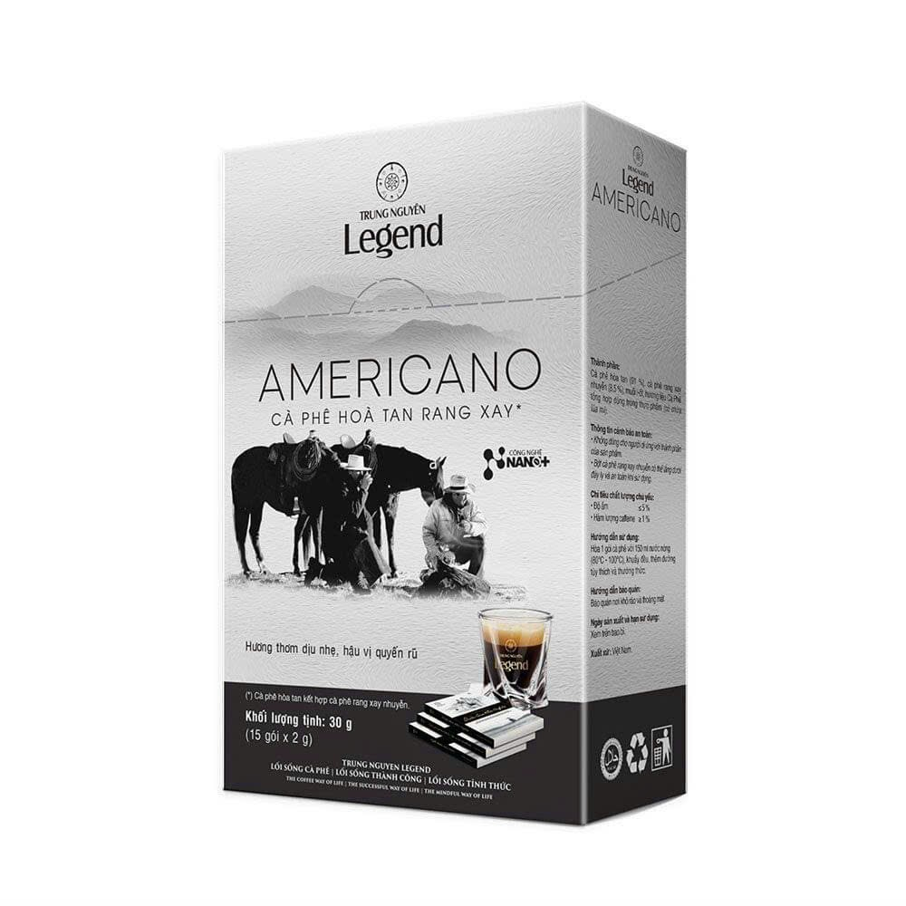 Trung Nguyen Legend instant coffee – Americano (2g x 15 sachets ...