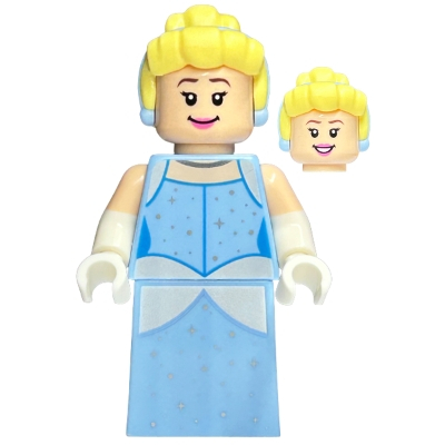 Original Lego Disney Princess - Cinderella (Bright Light Blue Dress ...