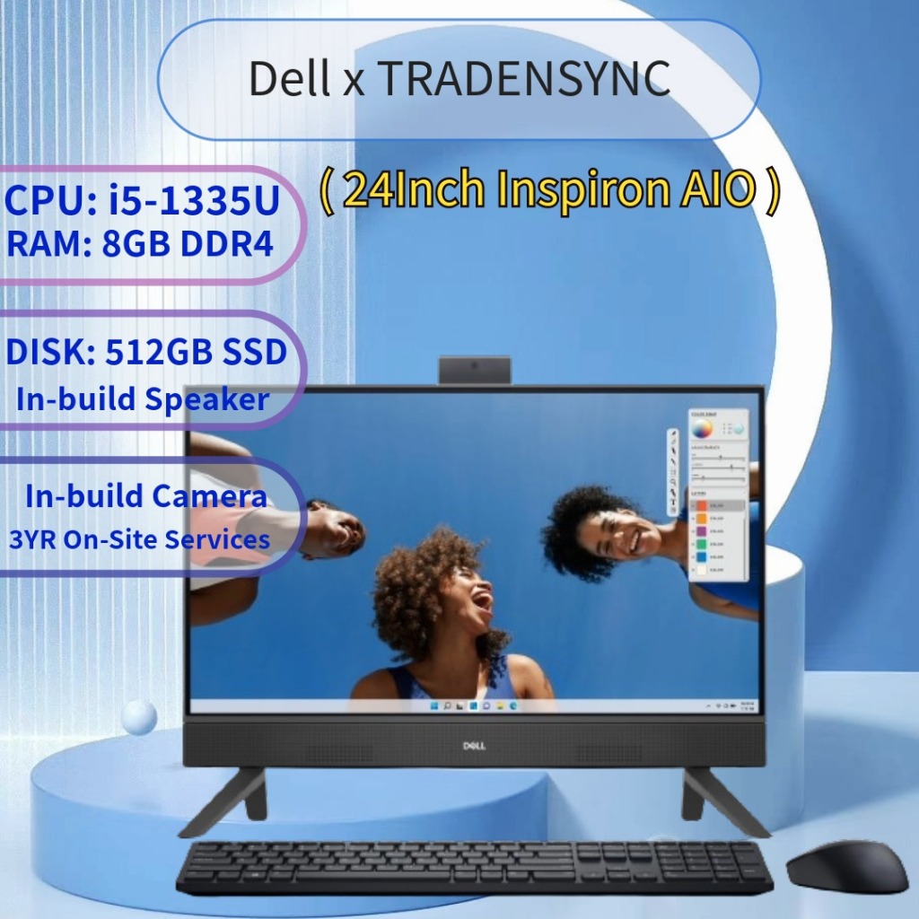 Dell Inspiron All-In-One | 24" FHD 60 Hz Monitor | 13th Gen Intel® Core ...