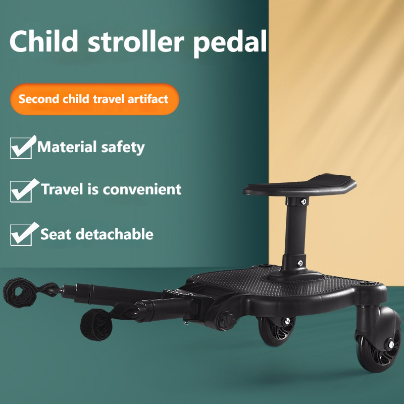 Baby Stroller Buggy Board with Seat for Elder Children Standing Step ...