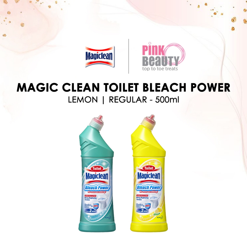 Kao Magiclean [Bundle of 2] Toilet Bleach Power Cleaning Agent, 500ml ...