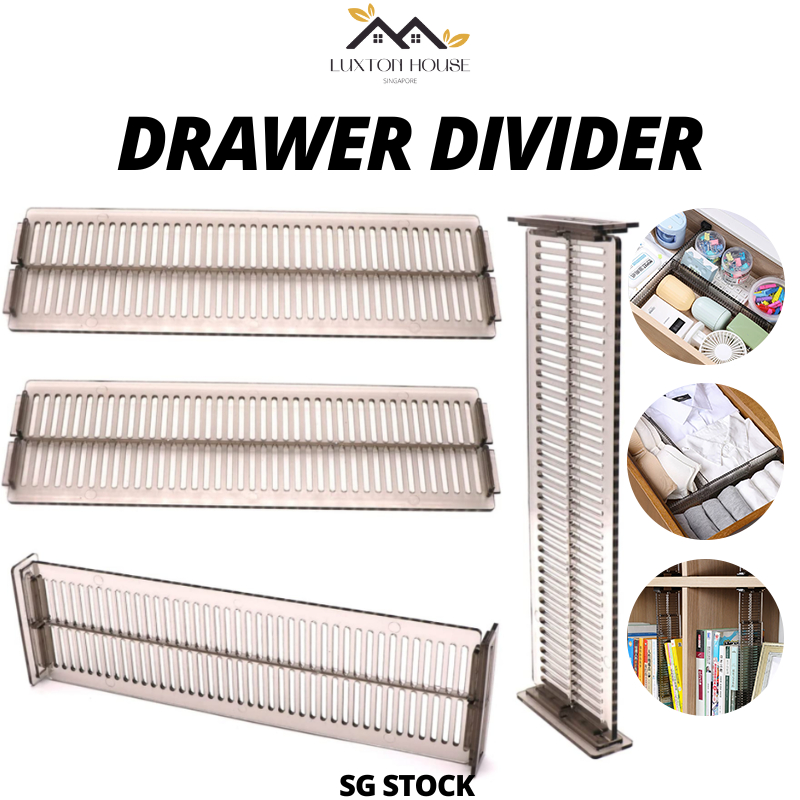 {SG} 1-Set Adjustable Drawer Divider Partition Separator Clapboard ...