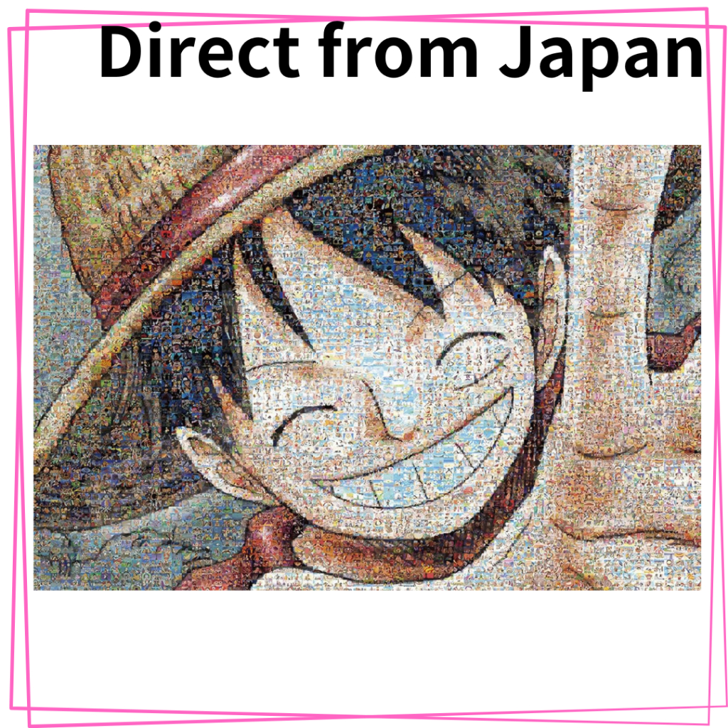 【From Japan】ENSKY ONE PIECE One Piece Mosaic Art [Luffy] 50x75cm Jigsaw ...