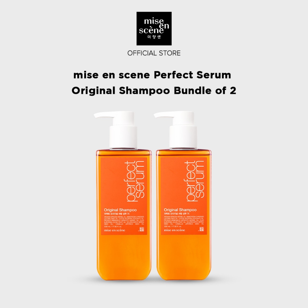 Mise en scene [Bundle of 2] Perfect Serum Original Shampoo 530ml ...