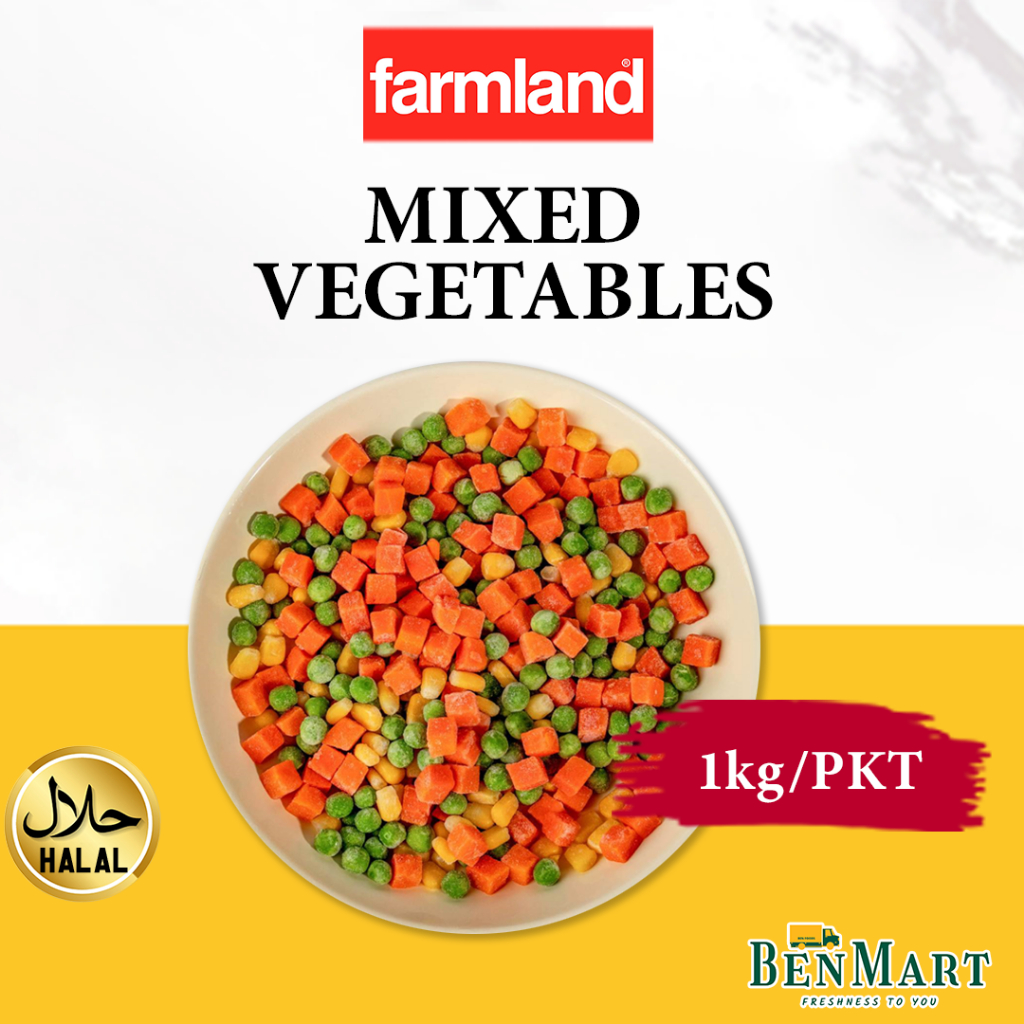 [BenMart Frozen] Farmland Mixed Vegetable 1kg | Shopee Singapore
