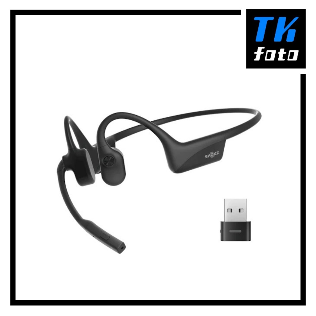 Shokz OpenComm2 UC Wireless Bone Conduction Headphones (Opencomm 2 UC ...