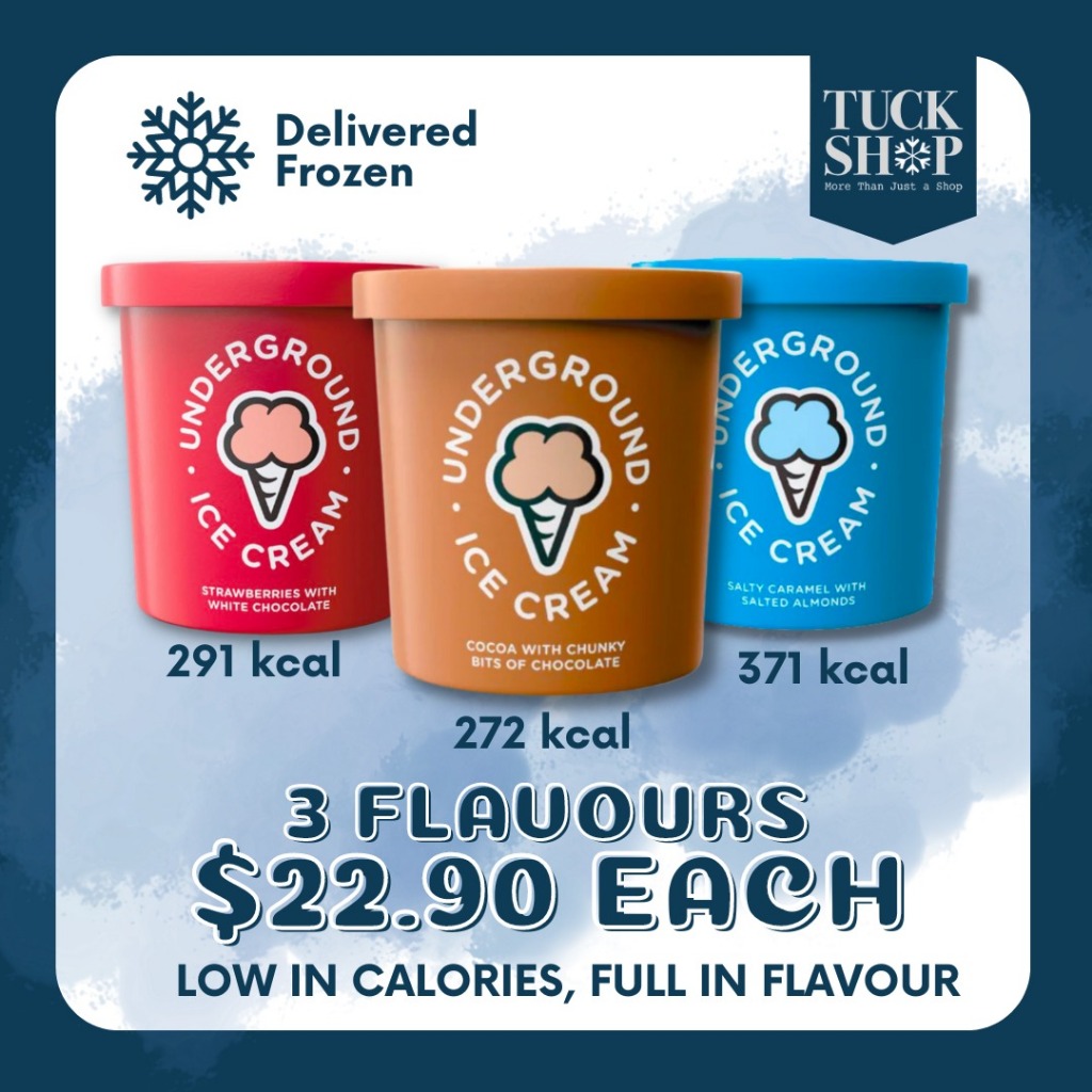 Underground Ice Cream Bundle (3 Flavours) | Shopee Singapore