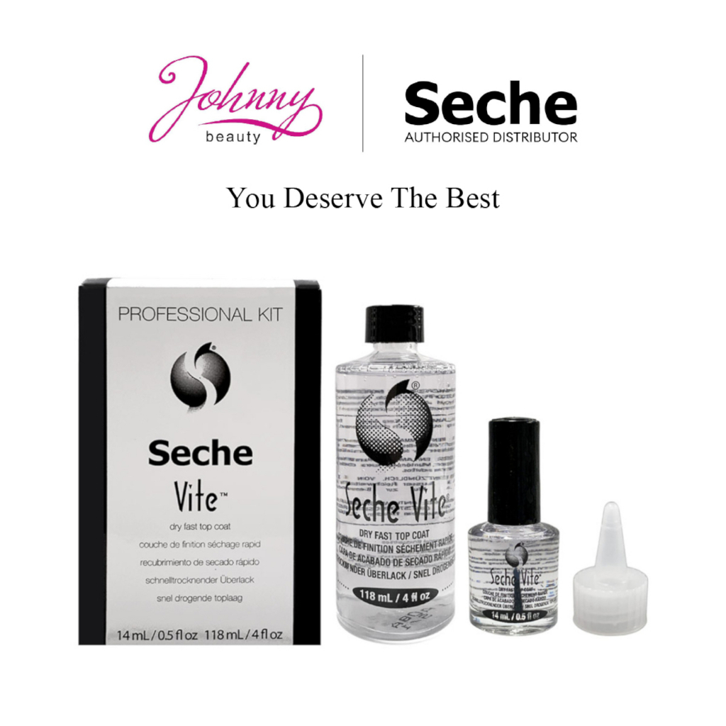 SECHE Vite Top Coat - Professional Kit 118ml + 14ml | Shopee Singapore