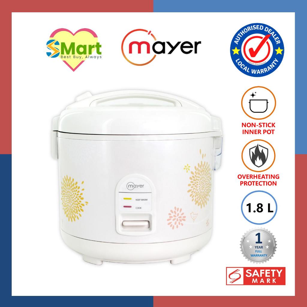 Mayer 1.8L Rice Cooker [MMRC181] | Shopee Singapore
