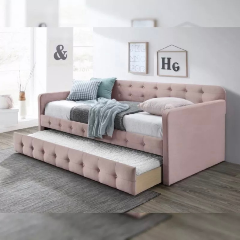 Luxe: Quinn Trundle Bed Frame | Single & Super Single | Trundle Bed ...