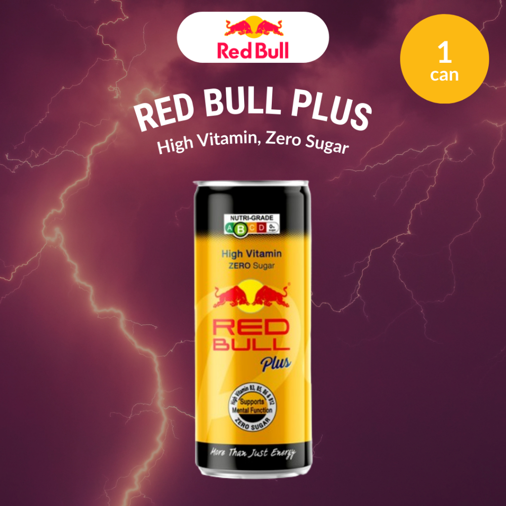 Red Bull Plus Zero Sugar 250ml | Shopee Singapore