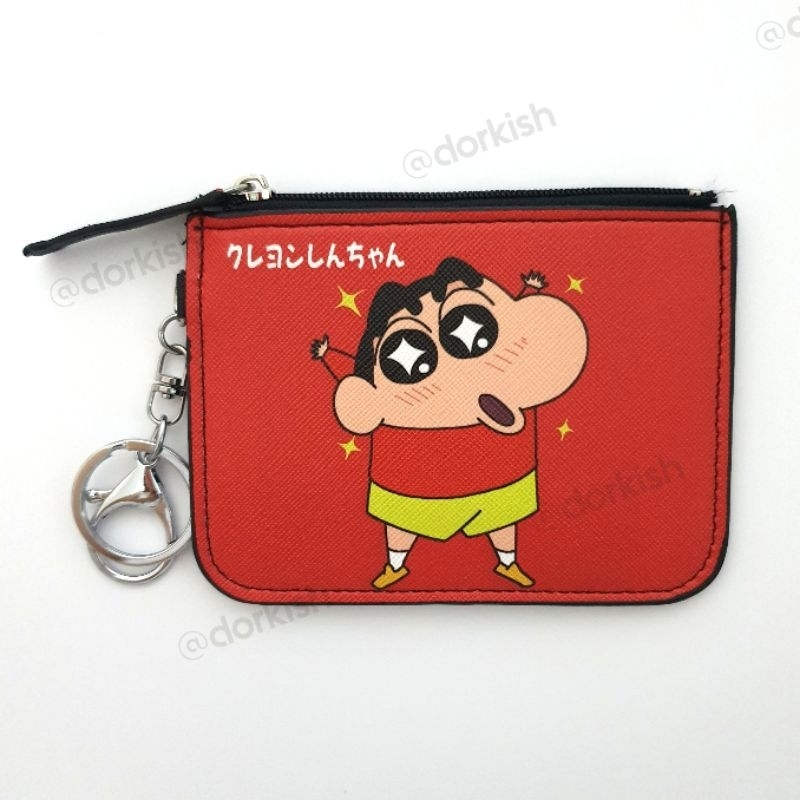 Crayon Shinchan Shin Chan 蜡笔小新 Ezlink Card Pass Holder Coin Purse Key Ring | Shopee Singapore