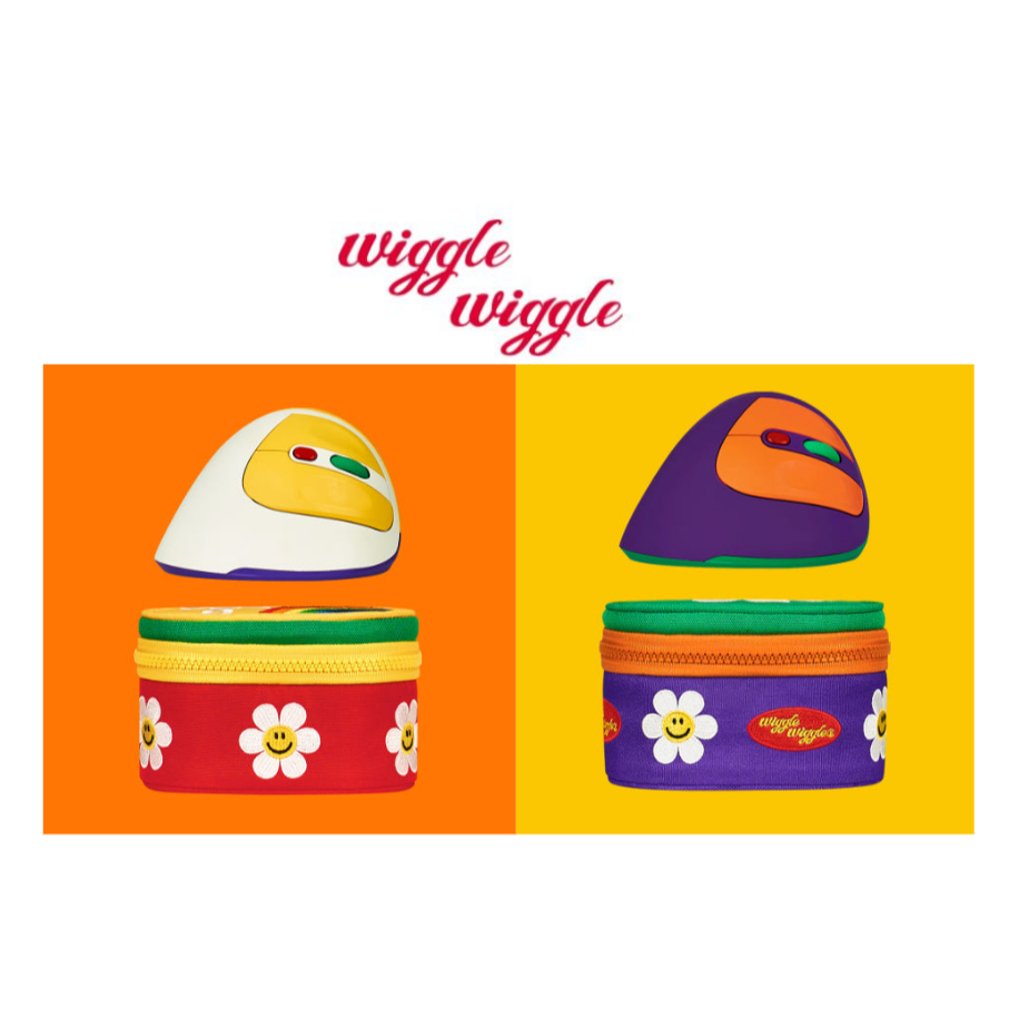 [Wiggle Wiggle X ABKO] Wireless Silent Ergonomic Vertical Mouse Ivory ...