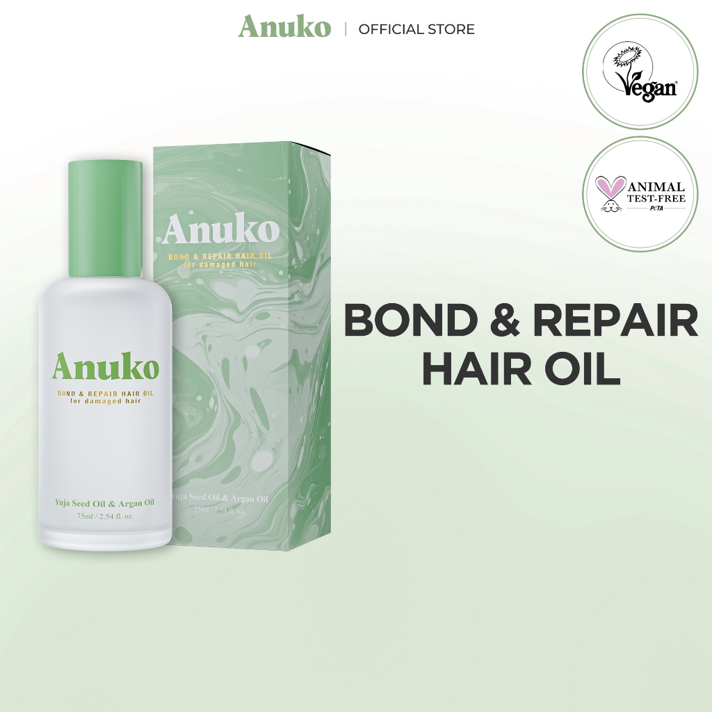 Anuko Bond & Repair Hair Oil 75ml (Yuja Seed Oil & Organ Oil) | Shopee ...