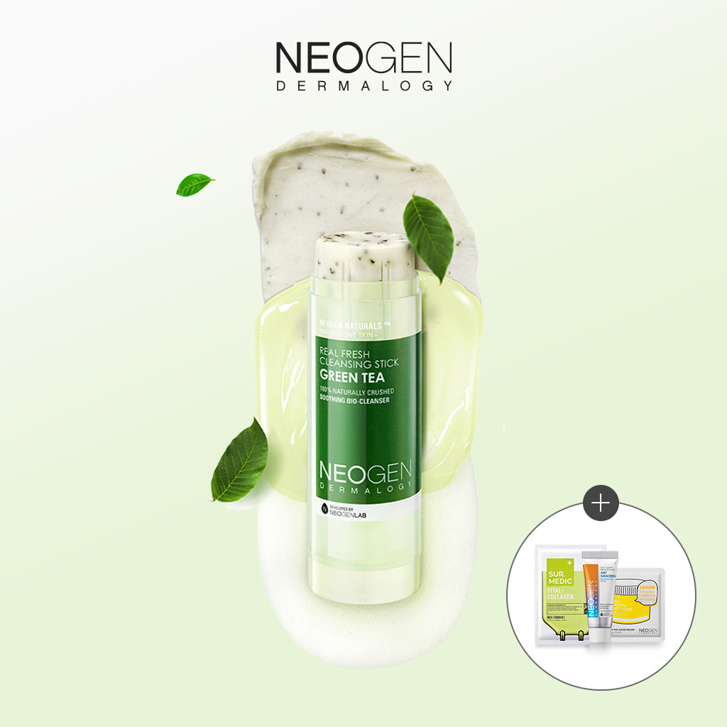 [NEOGEN DERMALOGY] Real Fresh Cleansing Stick Green Tea (80g) | Shopee ...