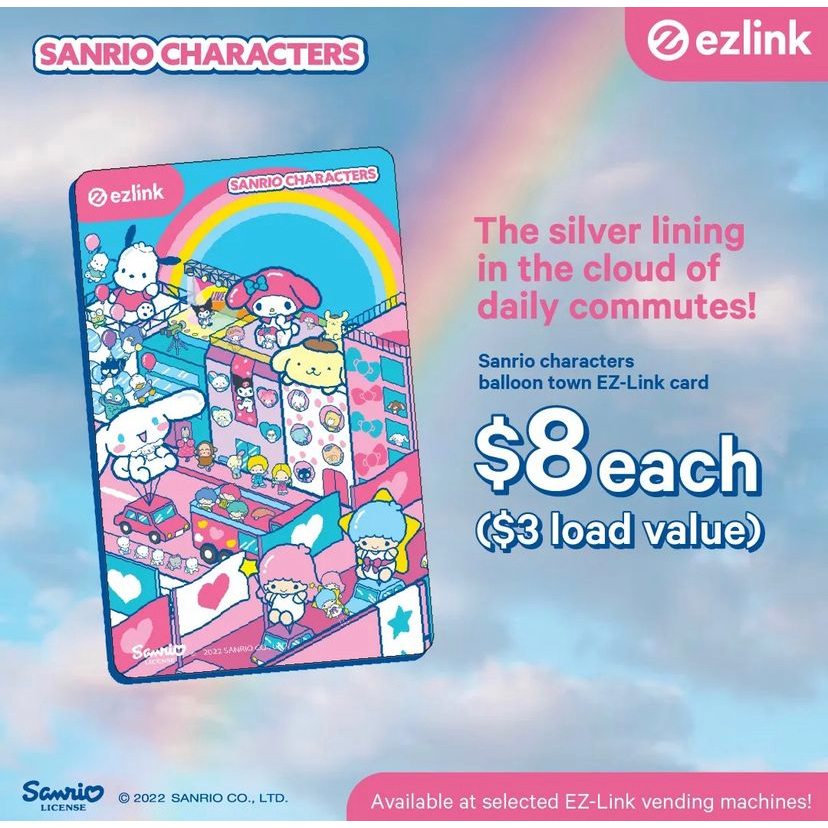 Sanrio characters Balloon Town EZ-Link card | Shopee Singapore