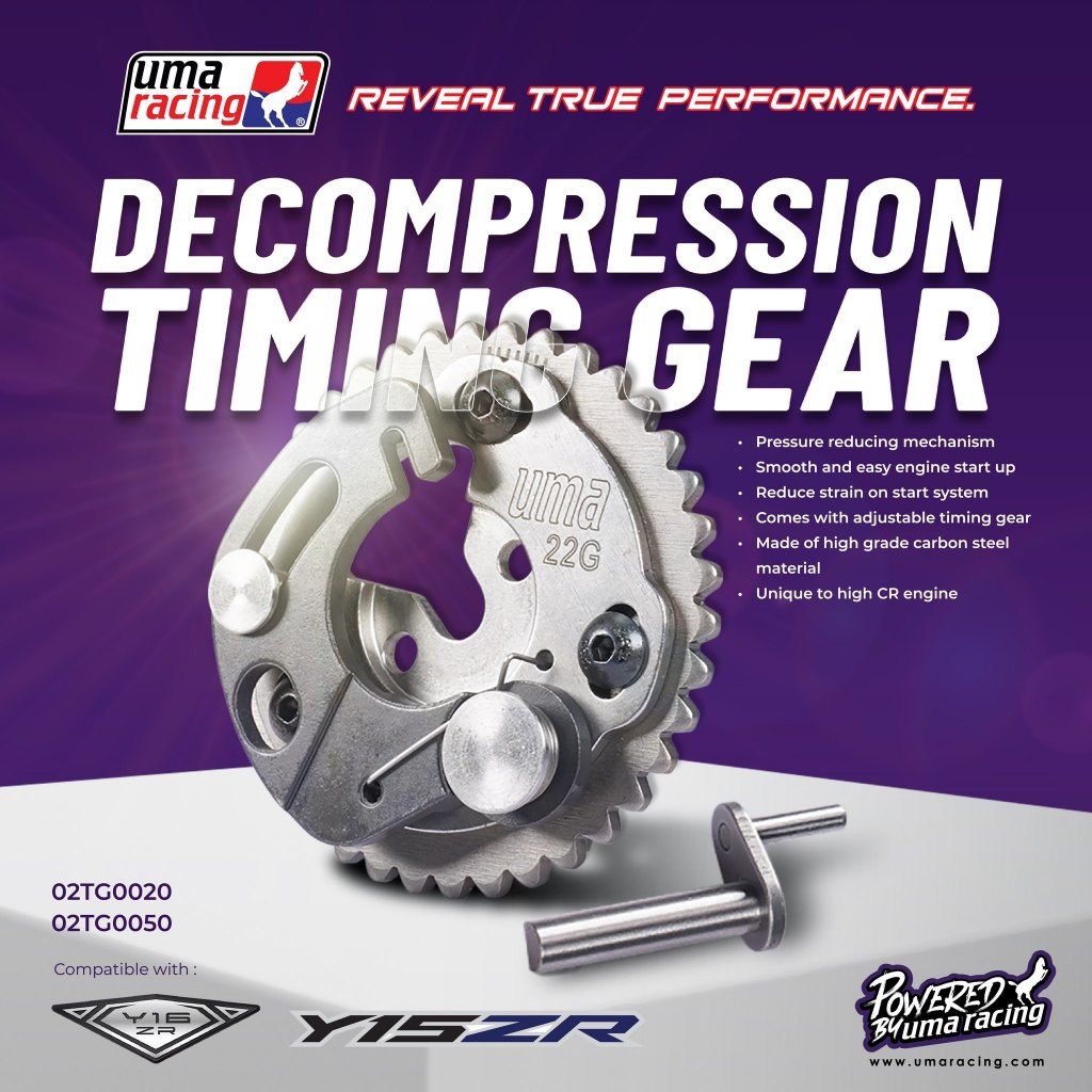 UMA RACING SNIPER155 Y16 /R15 V3 DECOMPRESSION TIMING GEAR [ 22G ...