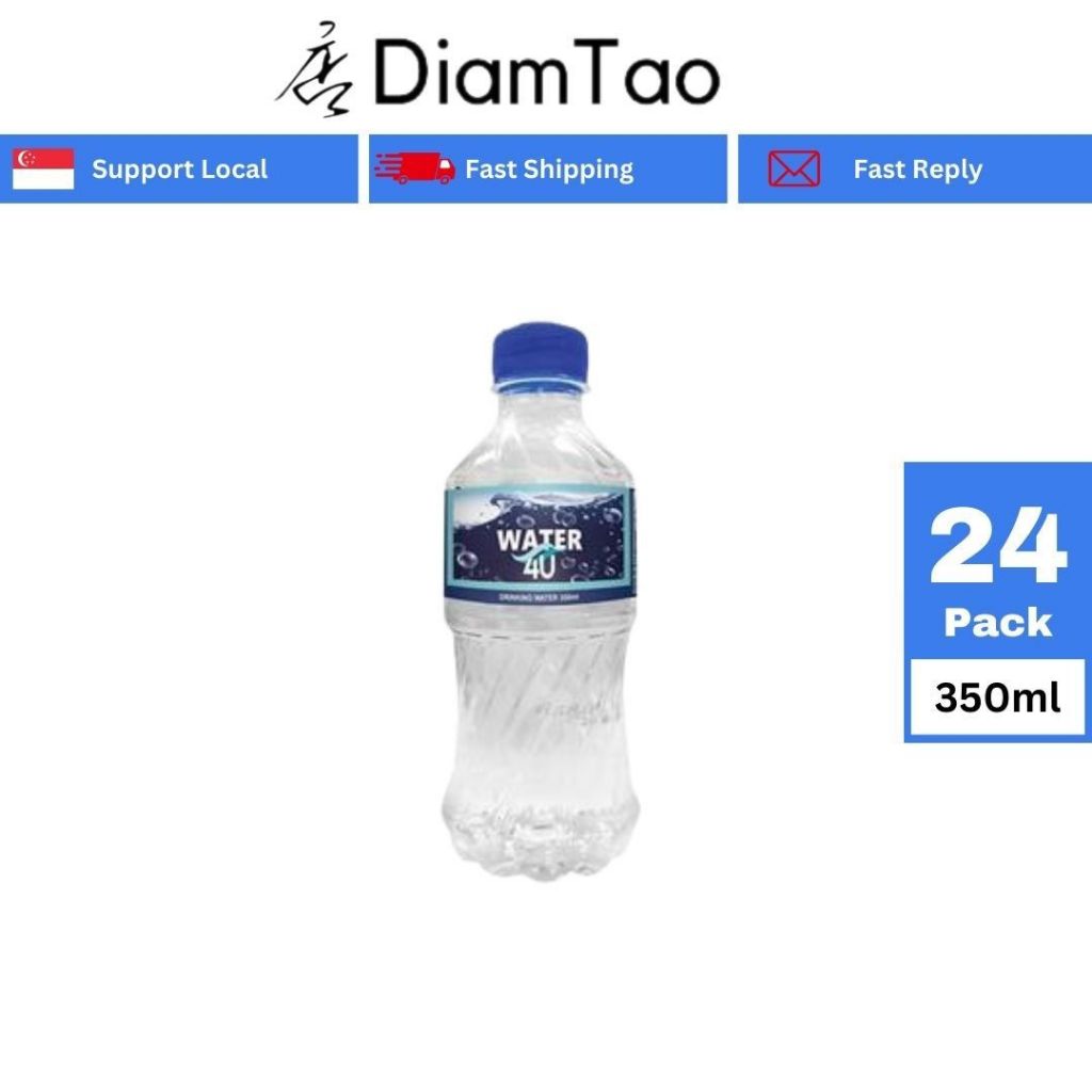 Pokka Water 4U 350ml x 24 Bottle | Shopee Singapore