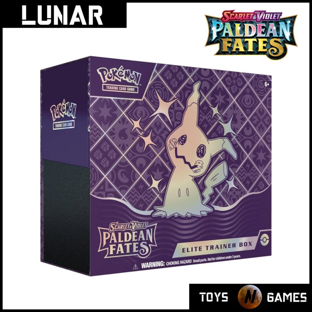 Pokemon TCG SV4.5 Paldean Fates Elite Trainer Box | Shopee Singapore