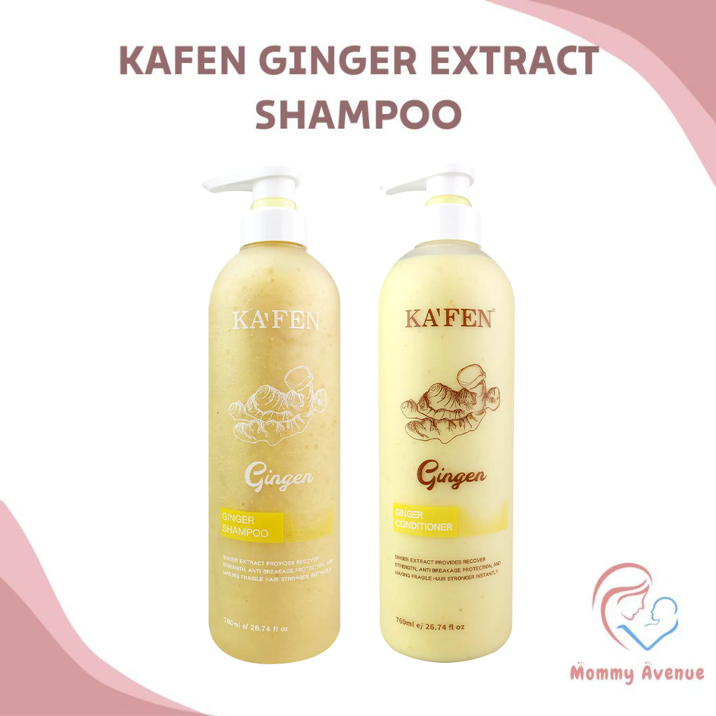 Kafen Ginger Series Natural Ingredient Ginger Extract Shampoo (760ml ...
