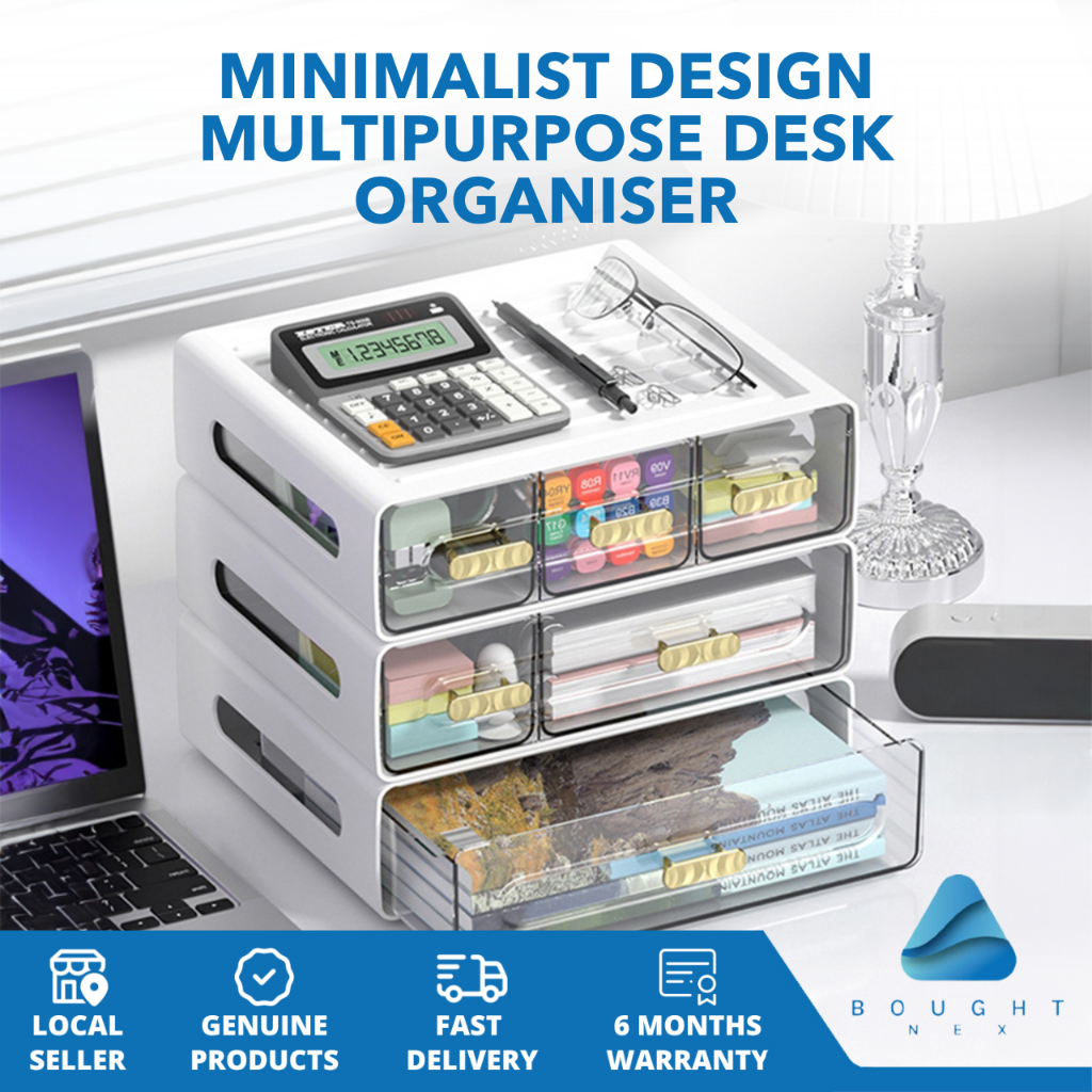 Minimalist Design - Stackable Organizer, Single/Double/Triple Drawer ...