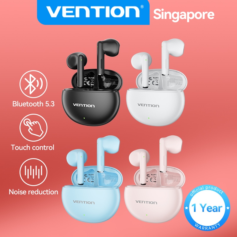Vention Wireless 5.3 TWS Bluetooth Earphones Fast Charge Stereo Shell ...