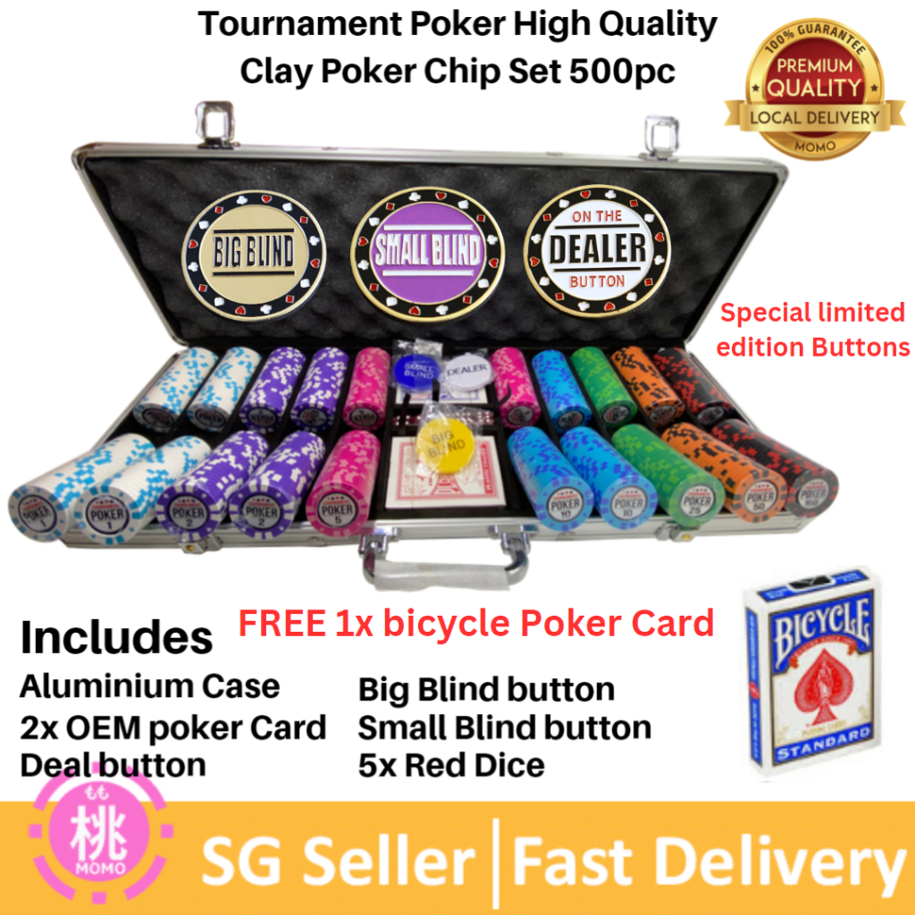 Poker Chips Set High Quality 14g Clay Poker Chip Set ( 200pc or 300pc ...