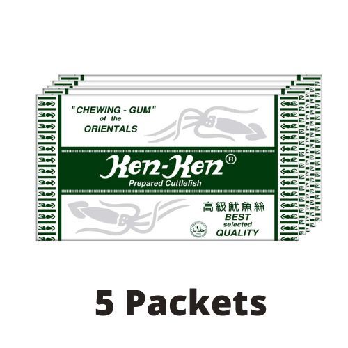 Ken Ken Shredded Cuttlefish Snack 10g, 5 Packets | Shopee Singapore