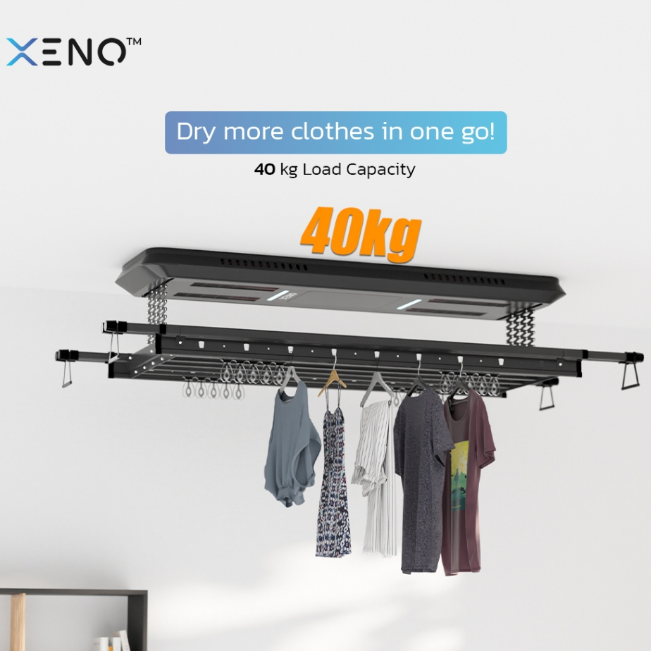 XENO Automated Laundry System Electric Clothes Drying Rack Smart ...