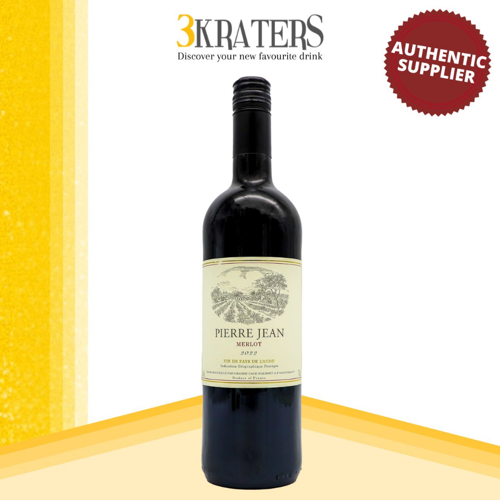 Pierre Jean Merlot 750ml [ Red Wine ] | Shopee Singapore