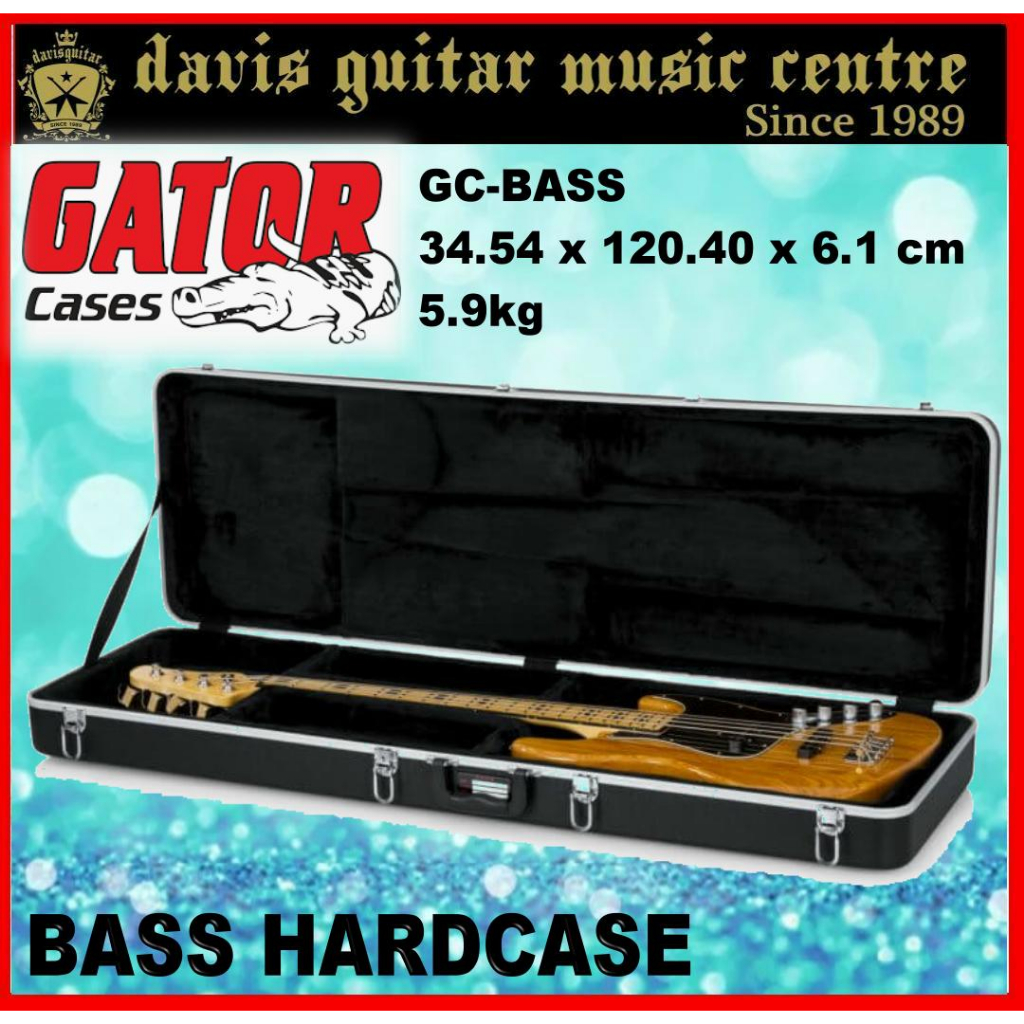 Gator Bass Guitar Hard Case GC-Bass Hard Outer Shell Molded from Impact ...