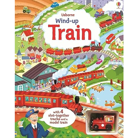Usborne Wind-up Train Book | Shopee Singapore