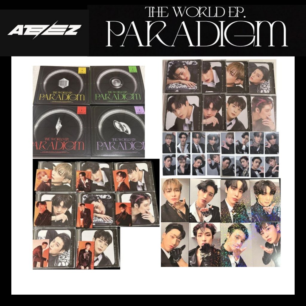 ATEEZ THE WORLD EP . PARADIGM STANDARD LIMITED TOWER RECORDS HMV CD ...