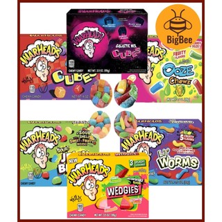 Warheads Super Sour Candy - Hard Candy, Trio Gel Wheel, Chewy Candy ...