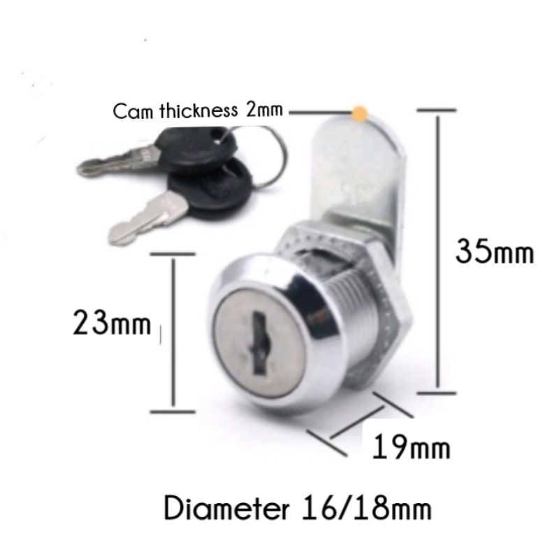 HDB Letterbox Mailbox Key Lock Cabinet Cam Lock | Shopee Singapore