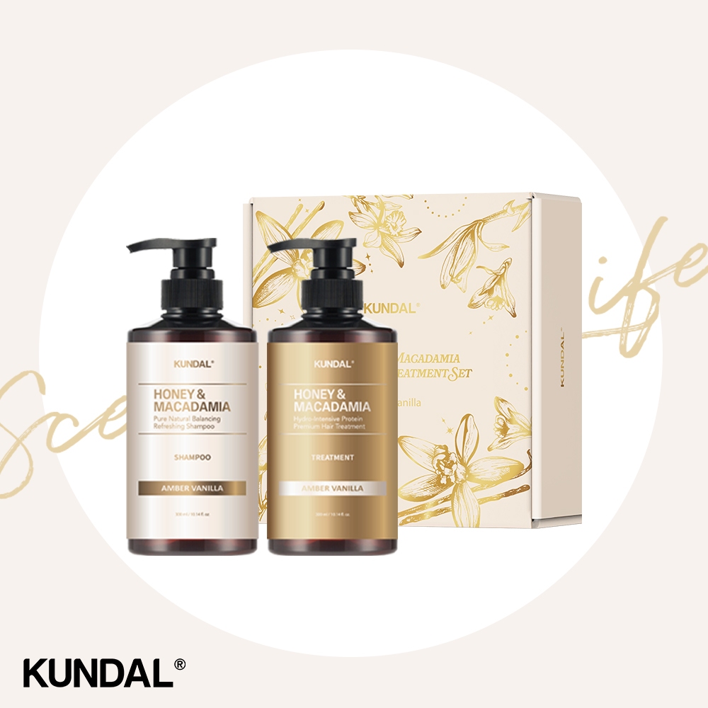 [KUNDAL] Honey & Macadamia Nature Shampoo & Treatment Set - Holiday ...
