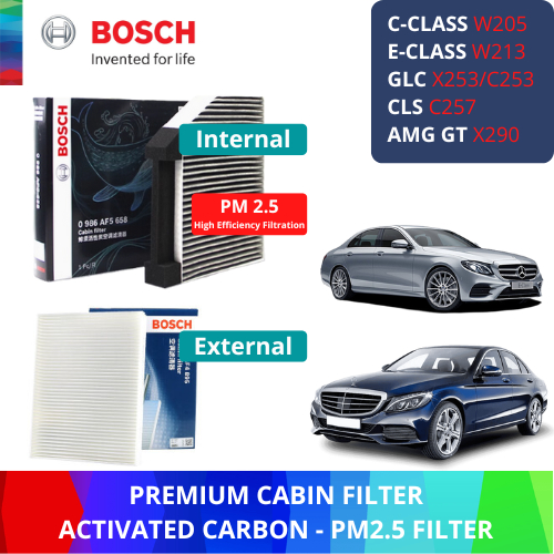 Aircon Cabin Filter Mercedes C class W205 W206 E Class W213 GLC X253 ...